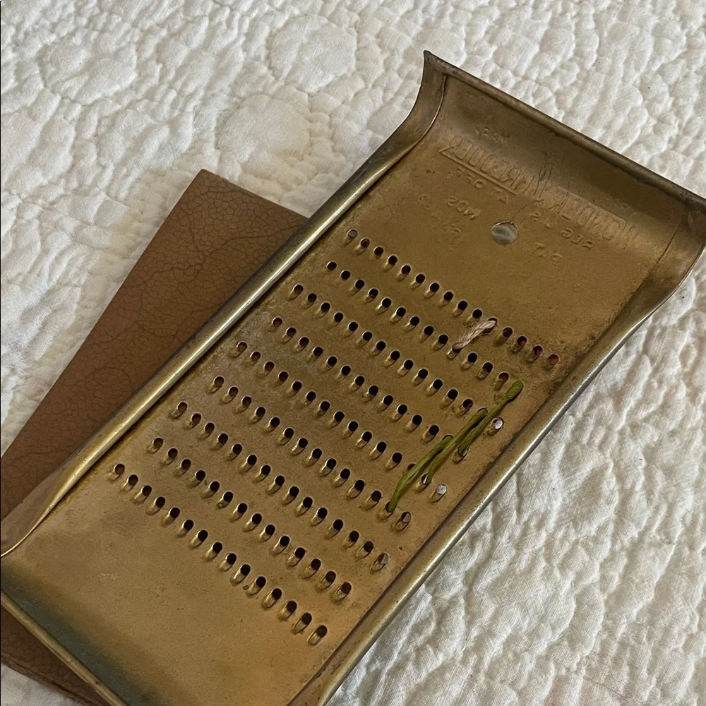 Wall Decor | Vintage Repurposed Cheese Grater Turned Gold Wall Mount ...